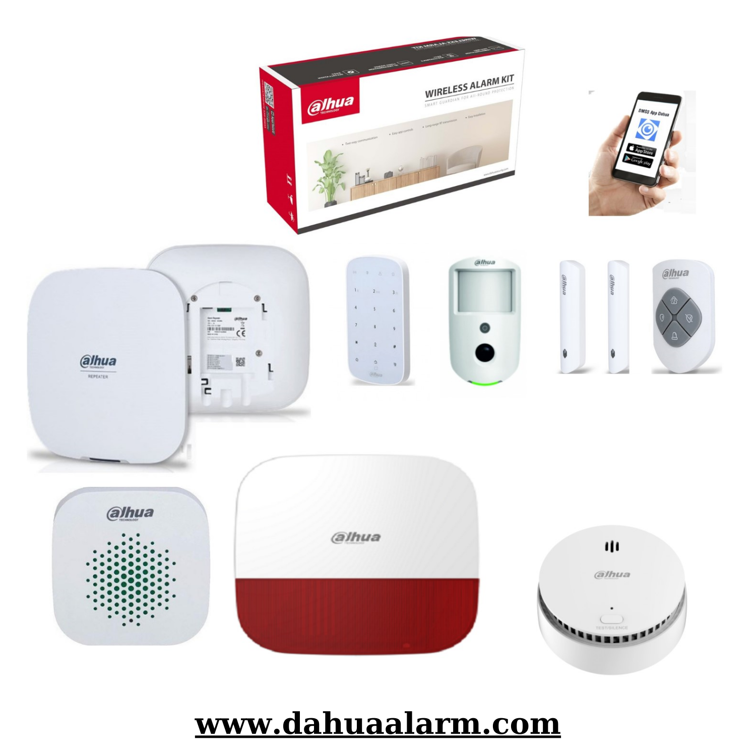 Dahua Alarm Sistemi | Hazır Alarm Setleri | Kablolu Kablosuz Alarm ...